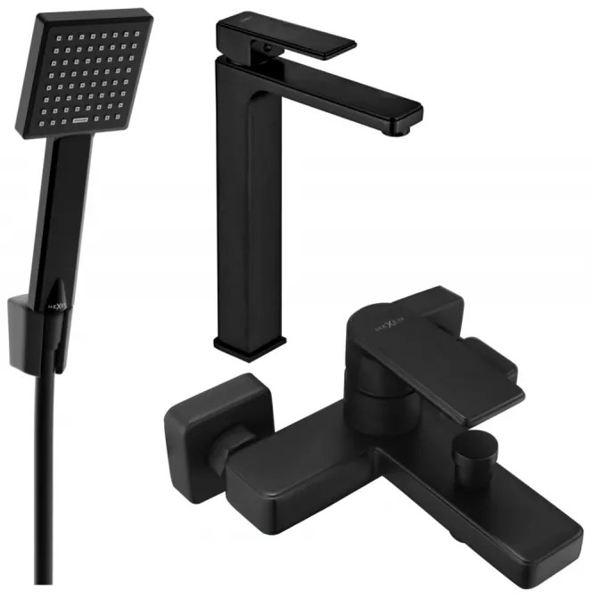 Mexen Mino R45 vanový set, černý - 72413R45-70