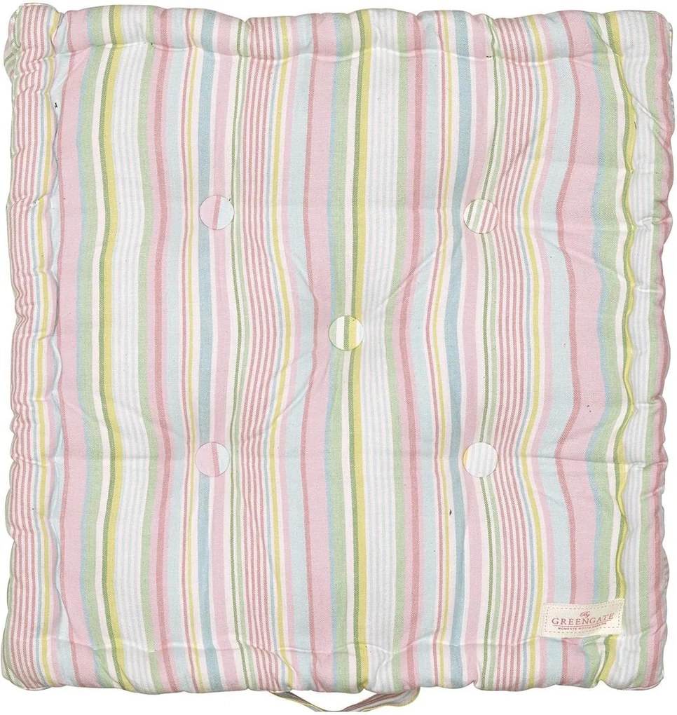 GREEN GATE Bavlněný sedák Pipa Soft Stripe, multi barva, textil