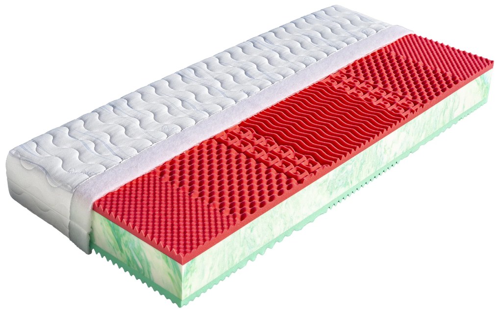 Zdravotní matrace Dřevočal EMA 1+1 ZDARMA, 15 cm 180x210 cm, Levandule