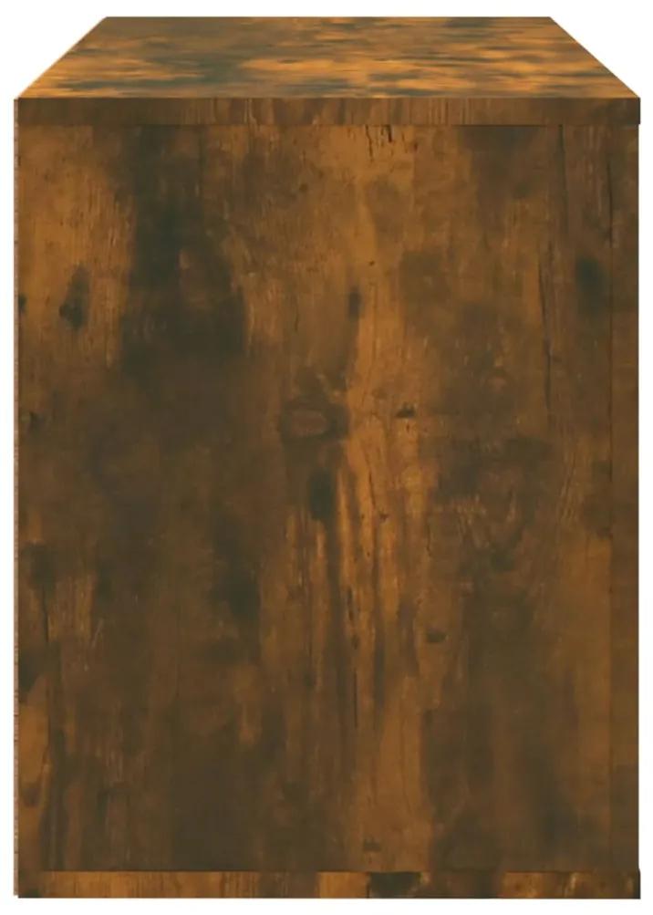 Botník kouřový dub 80 x 35 x 45 cm kompozitní dřevo - Default Title
