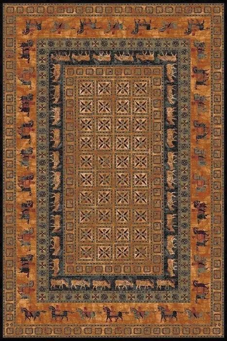 Vopi | Kusový koberec Royal Keshan 10660/3066 - 240 x 340 cm, hnědý