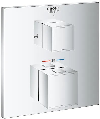 Grohe Grohtherm Cube termostat bez podomítkového tělesa chrom 24155000 G24155000