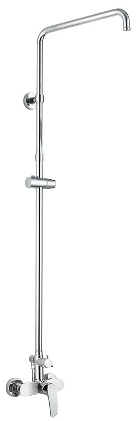 Mereo Mereo, Nástěnná sprchová baterie Eve 150 mm se sprchovou tyčí bez příslušenství, CBE60104SE