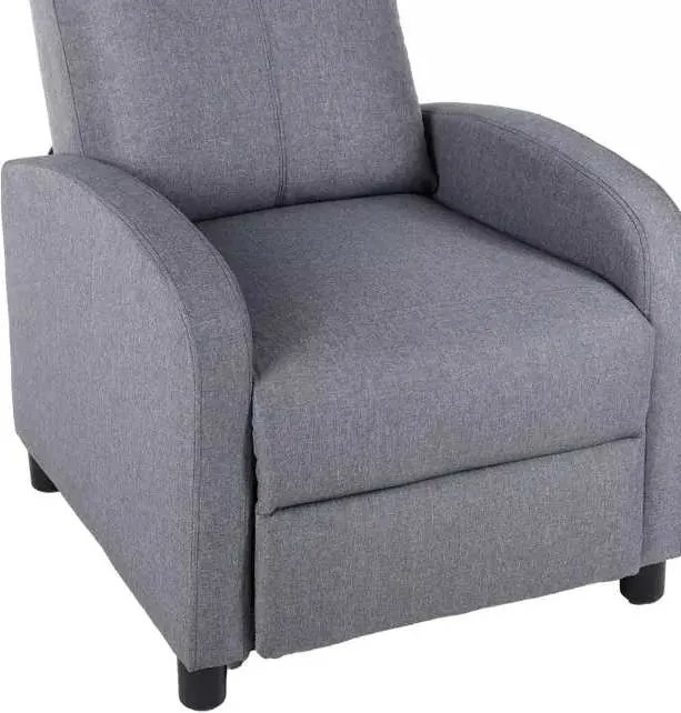 LuxuryForm DESIGN Televizní křeslo RUFO s polohováním - šedé