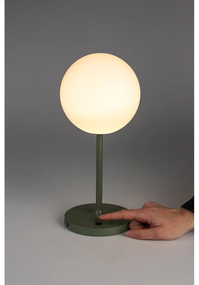 Zelená stmívatelná stolní lampa (výška 33 cm) Hub – White Label