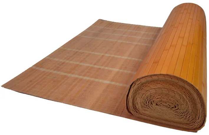 Vingo Oranžová bambusová rohož za postel - metráž Šířka rohože: 90 cm, Délka rohože: 600 cm