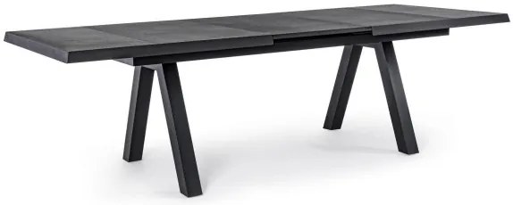 BIZZOTTO Rozkládací zahradní stůl KRION 205-265x103 cm antracit 0663030