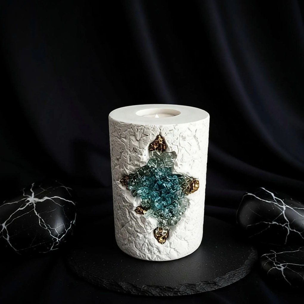 ARCTIC GLACIER | luxusní ledová geoda s ametystem | Decorhand
