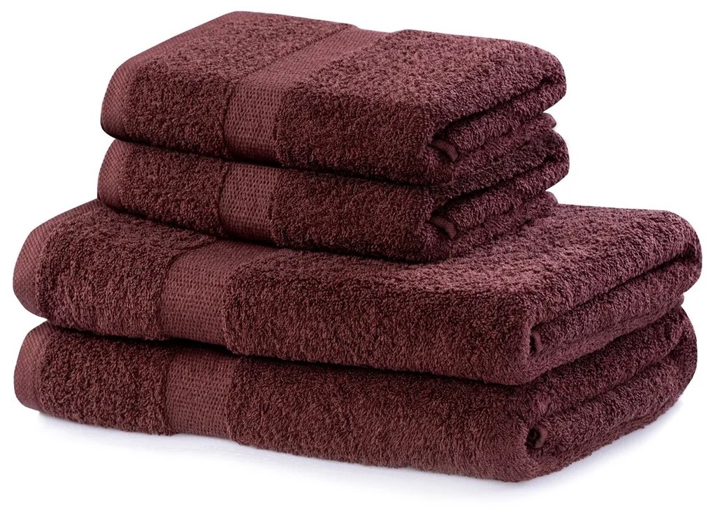 Set hnědých ručníků DecoKing Niki