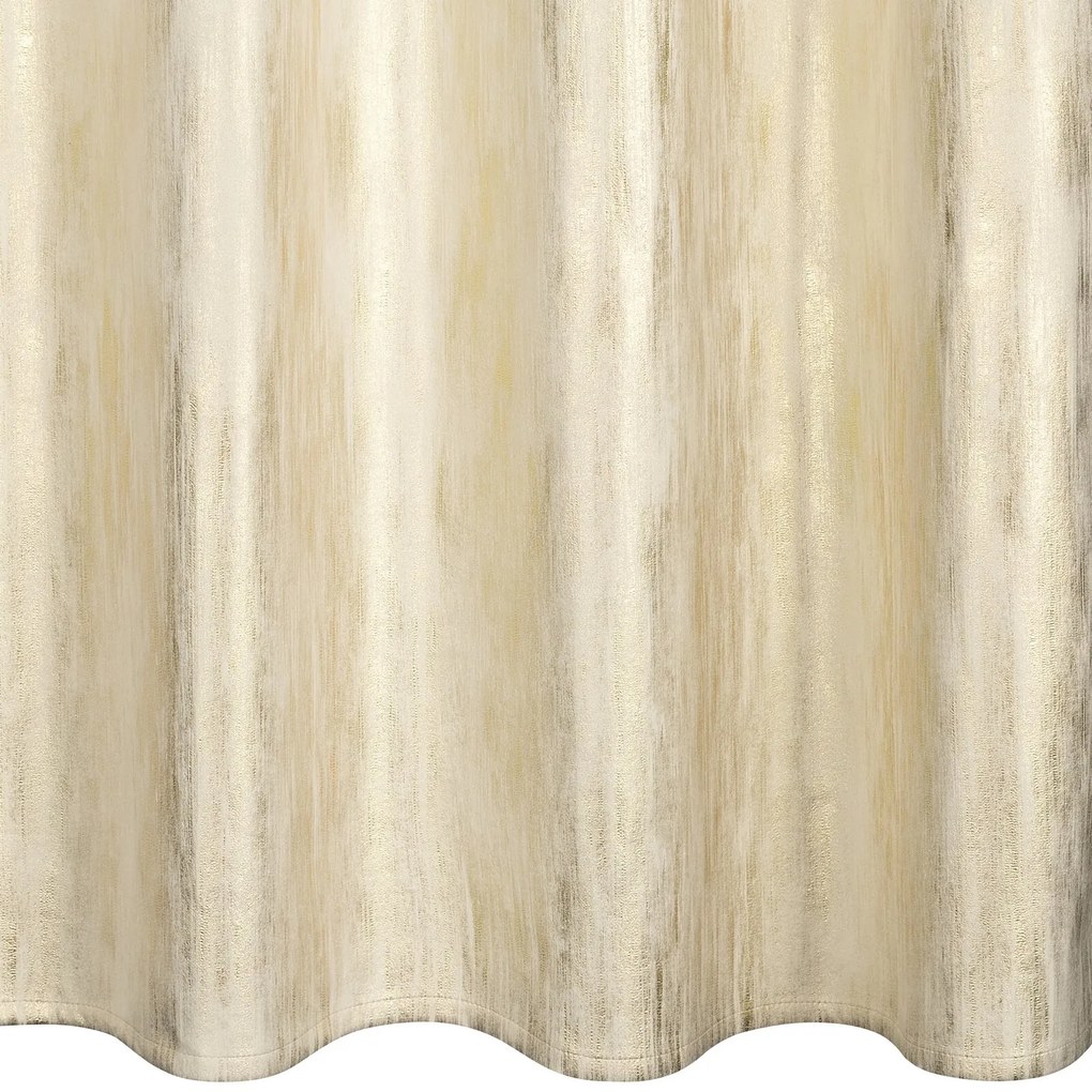 ZATEMŇOVACÍ ZÁVĚS NA KROUŽCÍCH EMILA 140X250 CM VZOROVANÁ