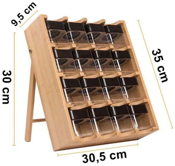 Sada kořenek a stojanu LADER (16 ks)