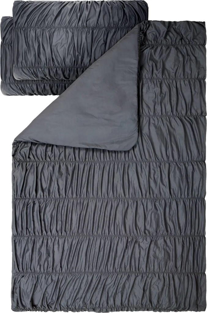 Livarno® Ložní povlečení z mikrovláknitého saténu, 200 x 220 cm, 70 x 90 cm (antracitová)