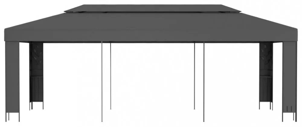 Zahradní altán s dvojitou střechou 3 x 6 m Dekorhome