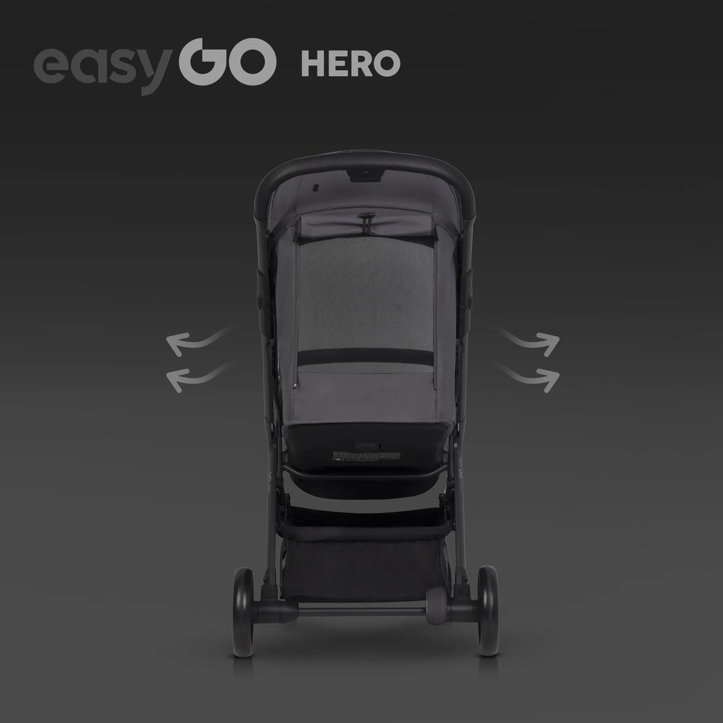 Sportovní kočárek EasyGo Hero Cloud Gray