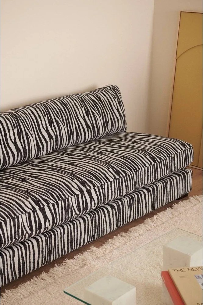 Antracitová žinylková pohovka 197 cm Zeb – Ellos Home