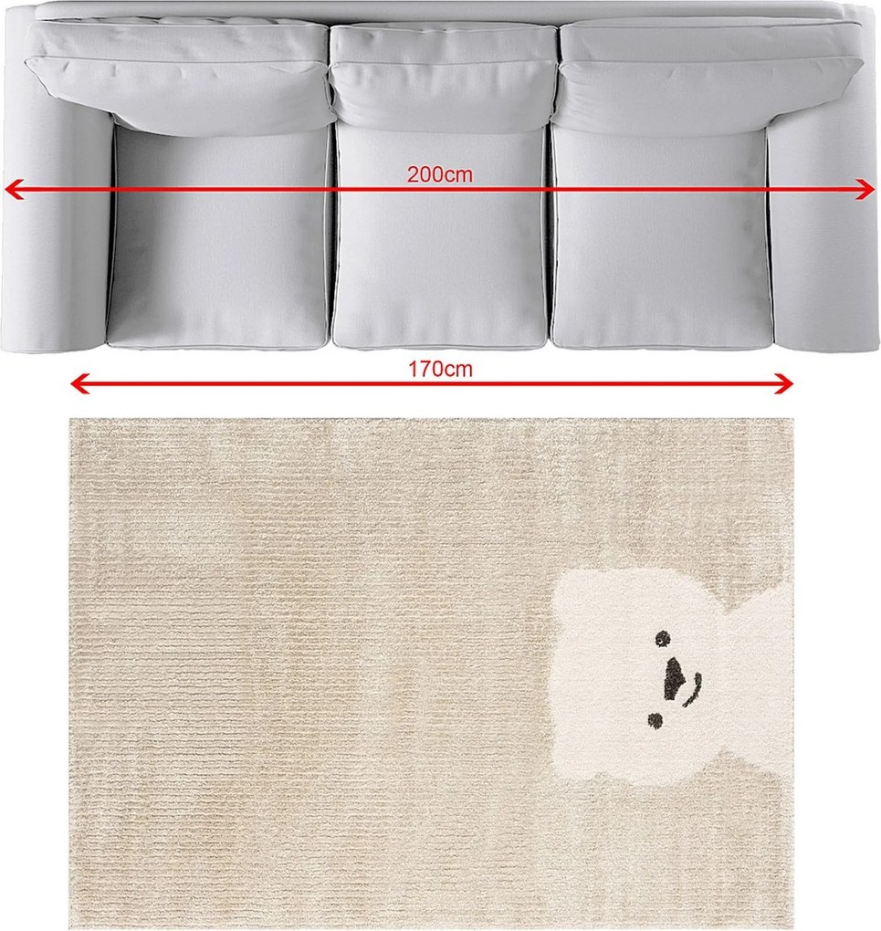 Koberec Teddy 120x170 cm