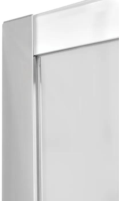 Besco Čtvrtkruhový sprchový kout MODERN HR 80x80 (90x90), výška 185 cm Rozměry (cm): 90x90, Barva profilů a typ výplně: profily: chrom, výplň: mat
