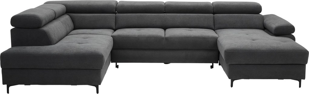 XXXLutz SEDACÍ SOUPRAVA, textil, barvy grafitu Stylife - Sedací soupravy - 000812012701
