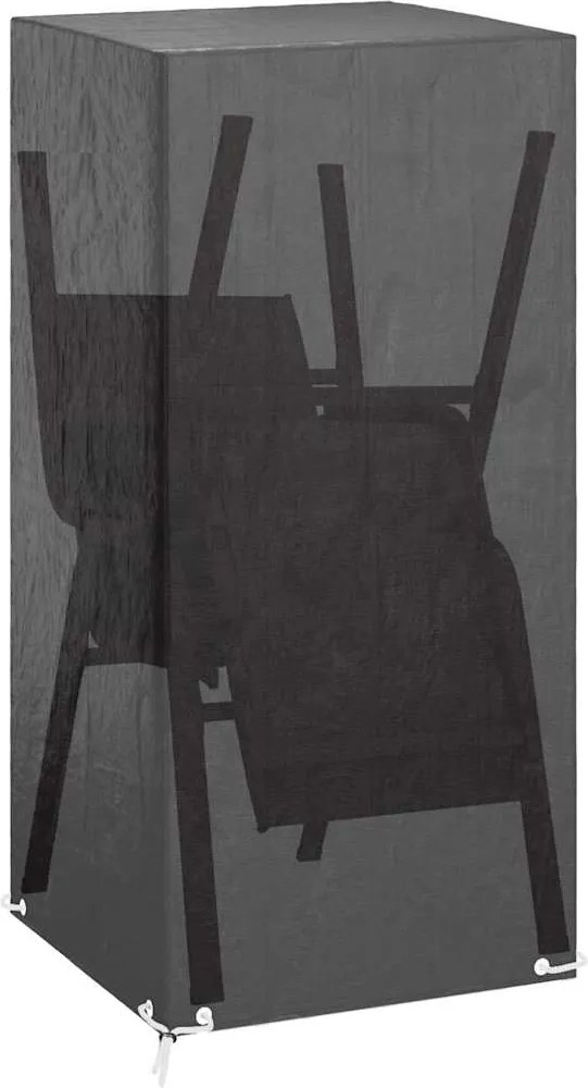 Plachta na zahradní židle s 8 očky 75 x 70 x 140 cm polyethylen 319337