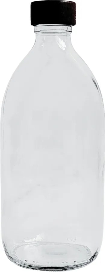 Dávkovač mýdla STELLA 540 ml s uzávěrem tmavé dřevo