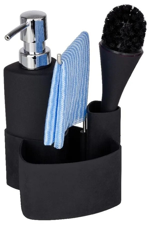 Černý set na mytí nádobí Wenko Empire, 250 ml