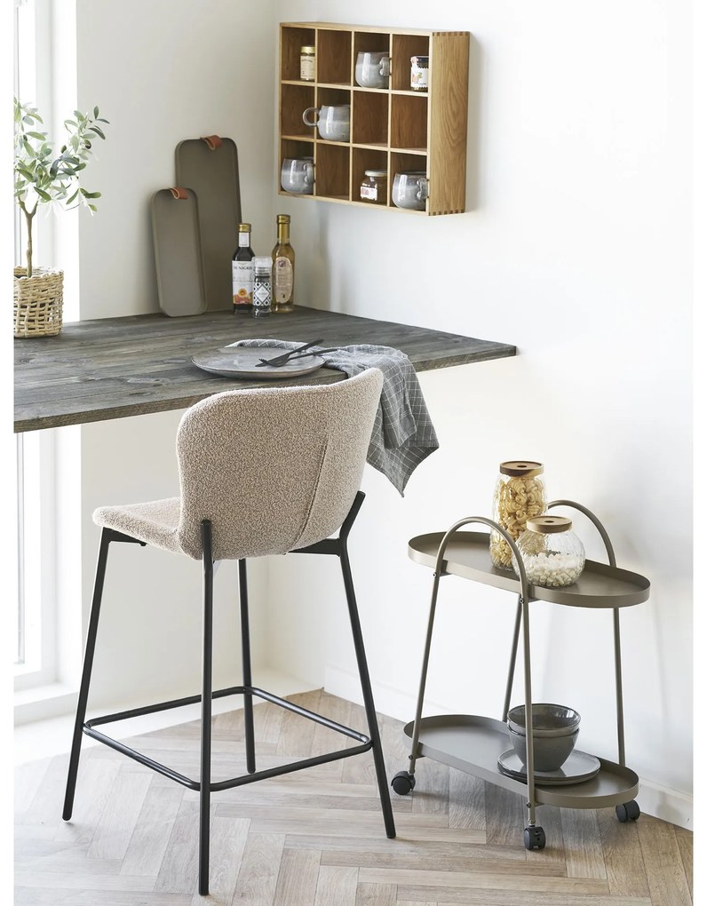 House Nordic Barová židle MACEDA béžová