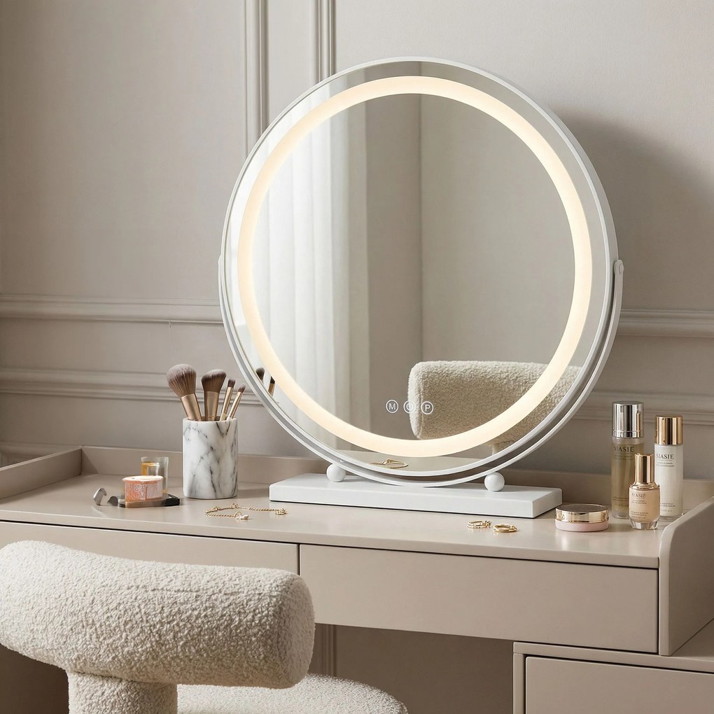 Rea Rea, Zrcadlo LED MAKE-UP White 50 cm, HOM-12021
