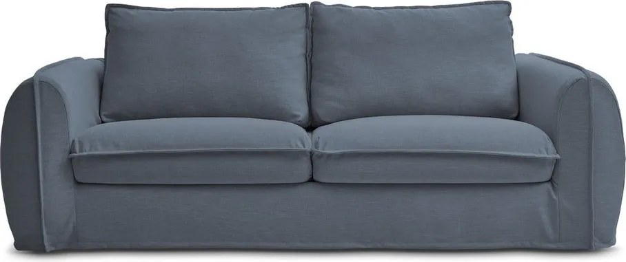 Modrá pohovka na každodenní spaní/rozkládací 236 cm Archimede – Bobochic Paris