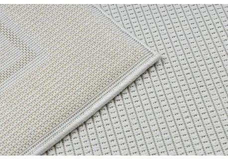 Dywany Luszczow Kusový koberec TIMO 5979 SISAL venkovní rám bílý Rozměr koberce: 70 x 300 cm