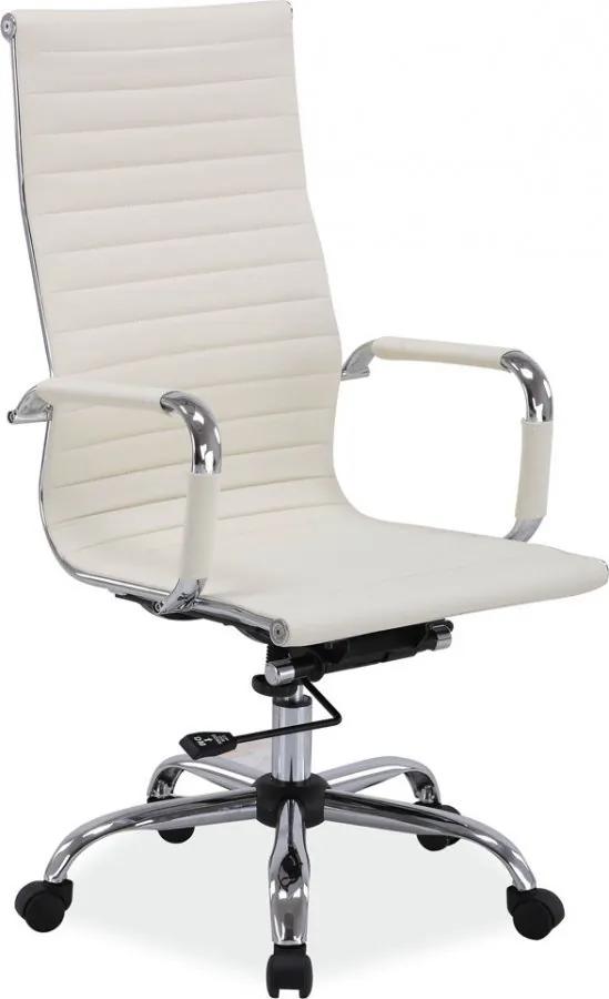 Casarredo Kancelářská židle Q-040 eko krémová