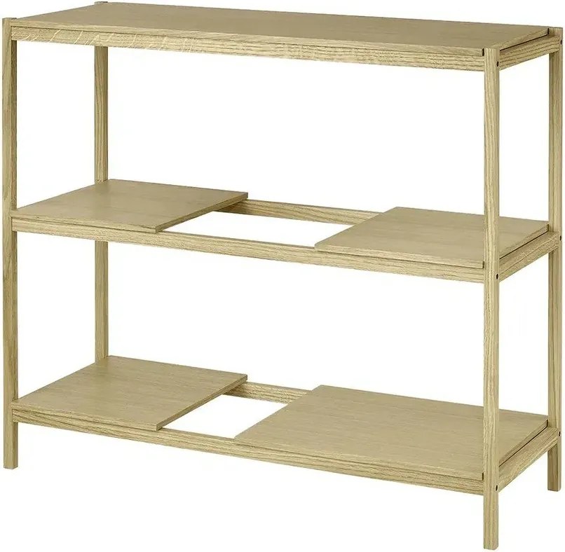 Regál v dekoru dubu v přírodní barvě 105x92x40 cm Sukoya – Blomus
