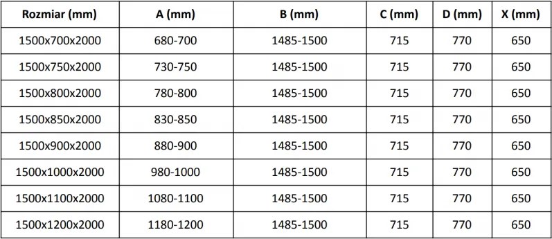 Mexen Velar, sprchový kout s posuvnými dveřmi 150 x 80 cm, 8mm šedé sklo, černá matná, 871-150-080-41-70