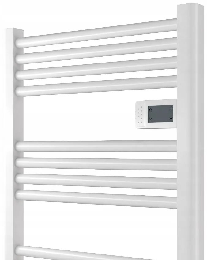 Gamma Erga Pago, elektrické topné těleso 540x960 mm s digitálním termostatem, 500W, bílá matná, ERG-PAGO/960/540/WHITE/EL