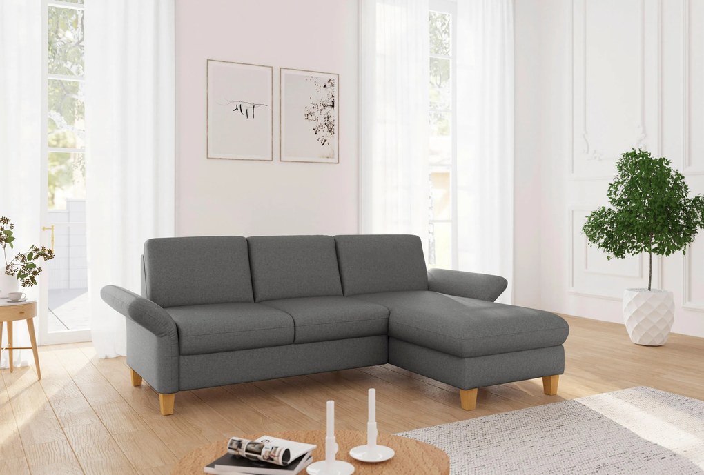 XXXLutz ROHOVÁ SEDAČKA, textil, tmavě šedá Sit & More - Sedací soupravy - 000144016133