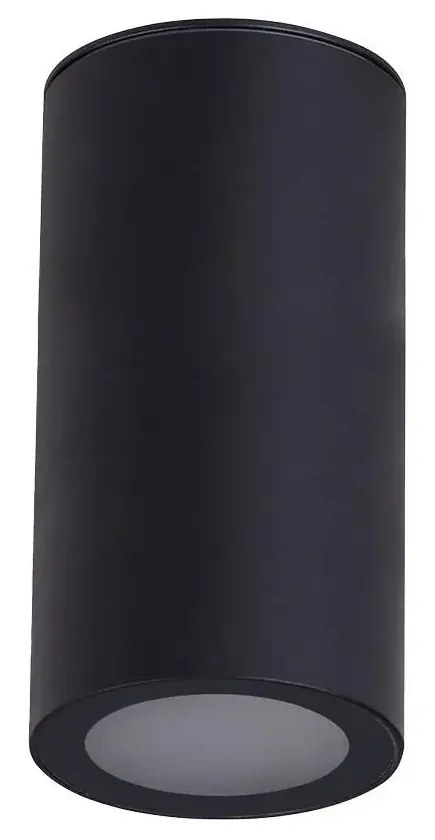 Minimalistické bodové svítidlo Rotor IP65 černá
