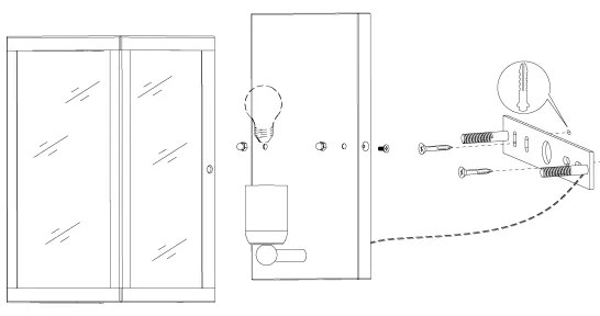 Eglo 49394 - Nástěnné svítidlo CHARTERHOUSE 1xE27/60W/230V