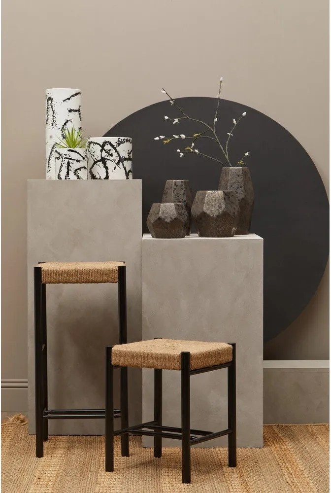 Černá/v přírodní barvě barová stolička z bukového dřeva (výška sedáku 72 cm) Bandar – Premier Housewares