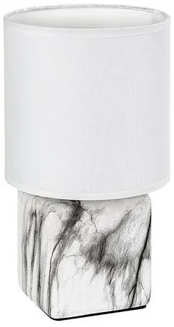 Rabalux 74069 stolní lampa Nalisa, hranatá, bílá