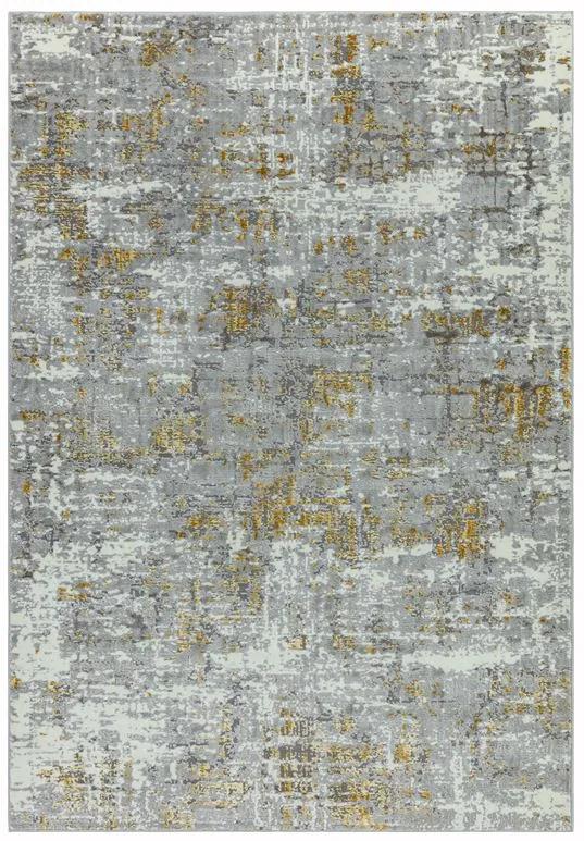 Moderní kusový koberec Orion OR07 šedý / žlutý Rozměr: 160x230 cm