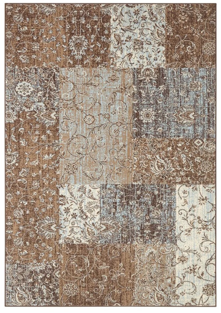 Hanse Home Collection koberce Kusový koberec Celebration 103466 Kirie Brown Blue Rozměr: 80x250