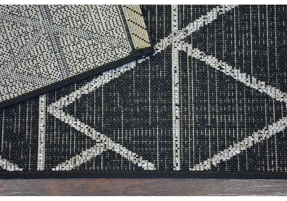 Kusový koberec Taros černý 60x110cm