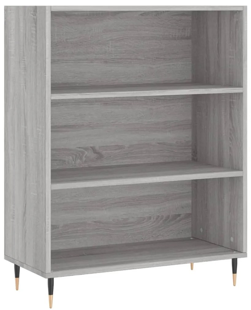 Skříň highboard šedá sonoma 69,5 x 34 x 180 cm kompozitní dřevo,  3198711