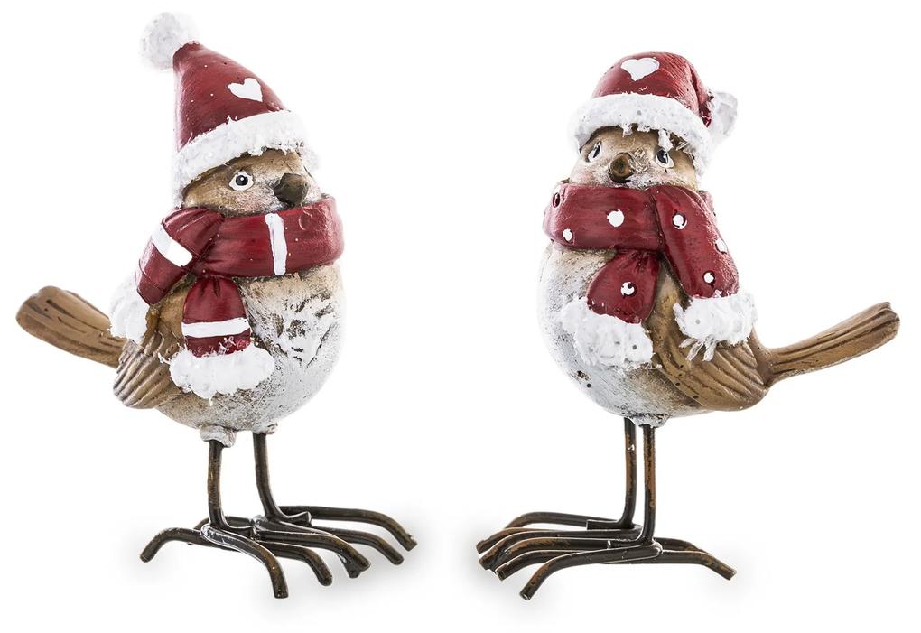 Dekorace vánoční ptáček 147347