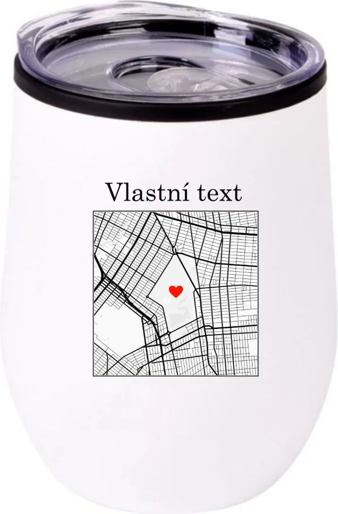 Personalizovaný termohrnek "BOWL" s mapou
