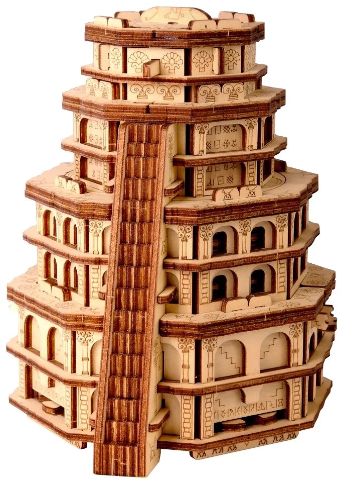 EscapeWelt Dřevěný hlavolam Quest Tower