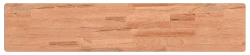 Petromila Nástěnná police 100 x 20 x 4 cm masivní bukové dřevo