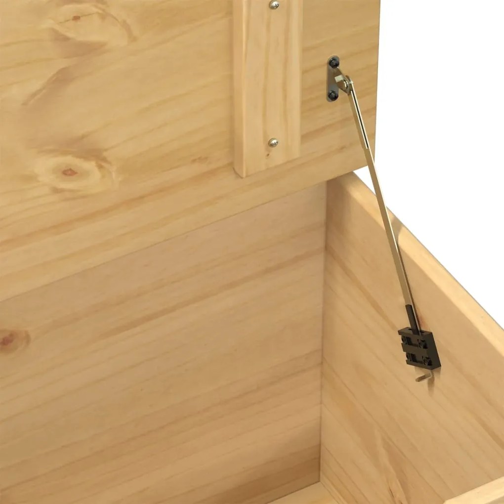 Úložný Box Corona 90 X 78 X 45 Cm Masivní Borové Dřevo