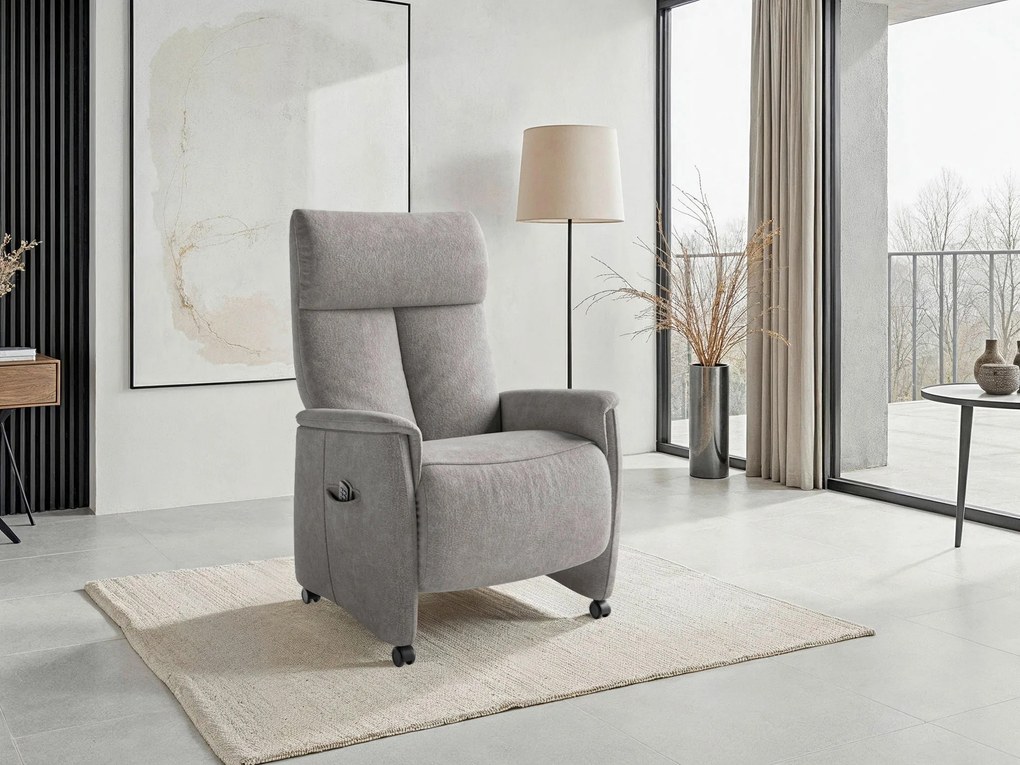 XXXLutz RELAXAČNÍ KŘESLO, textil, šedá Sit & More - Online Only křesla & taburety - 00014403245K