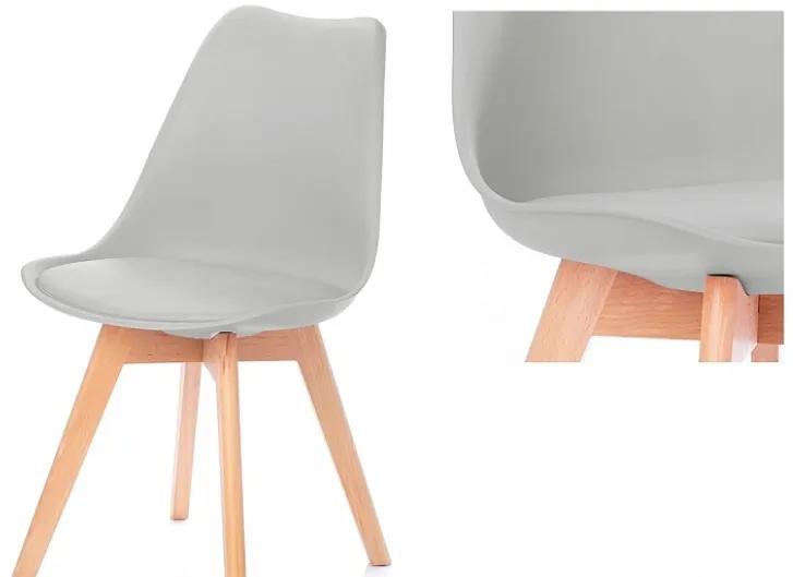 Skandinávská židle 48x39x82cm, více barev Barva: světle šedá