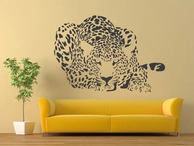 Samolepka na zeď Leopard 004